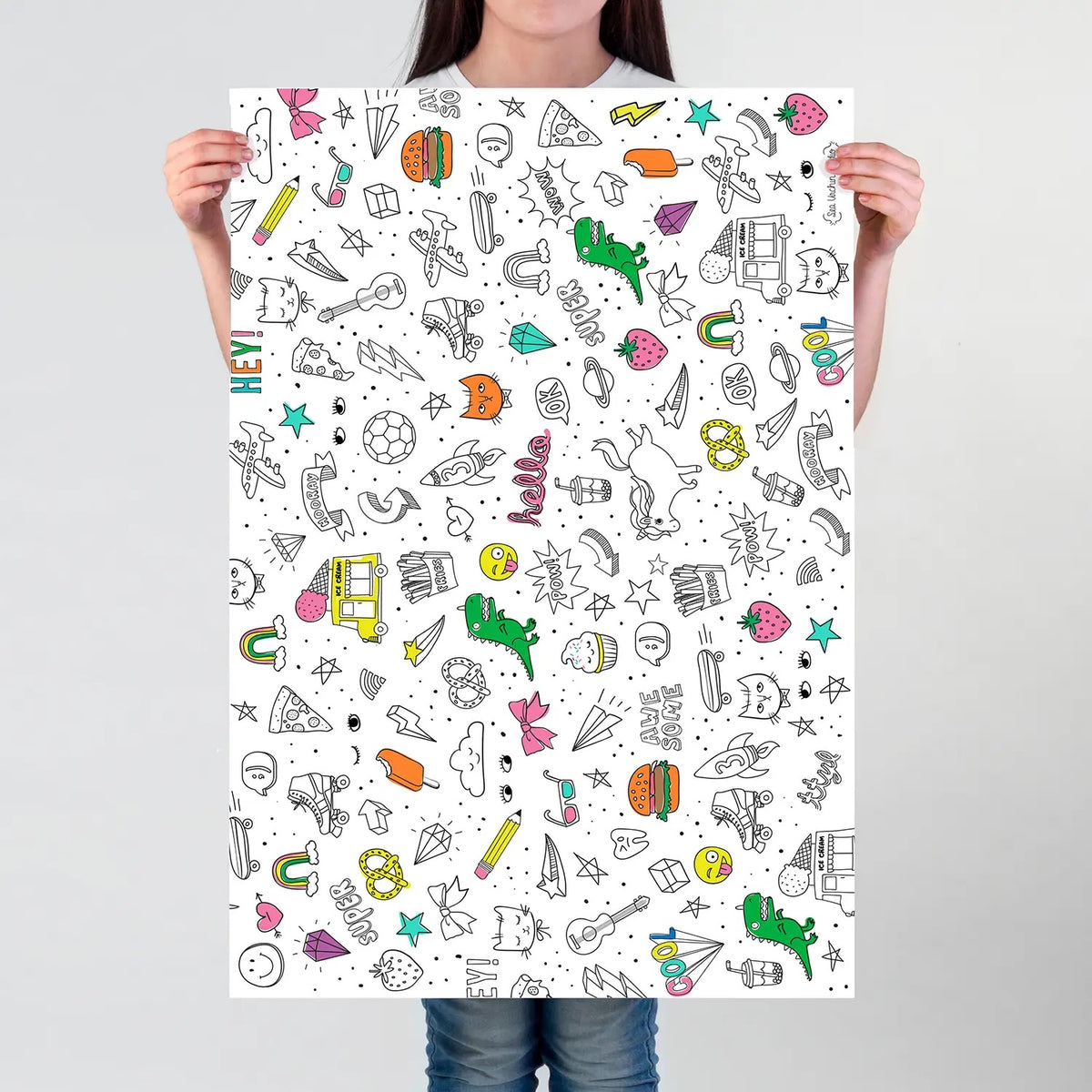 Tween Doodles Individual Sheet – Properly Wrapped